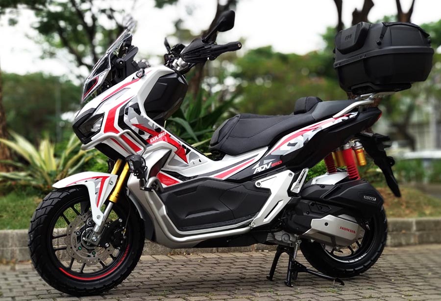 Detail Modifikasi Honda ADV 150, Siap Touring Nih...!! » LajuMotor.com